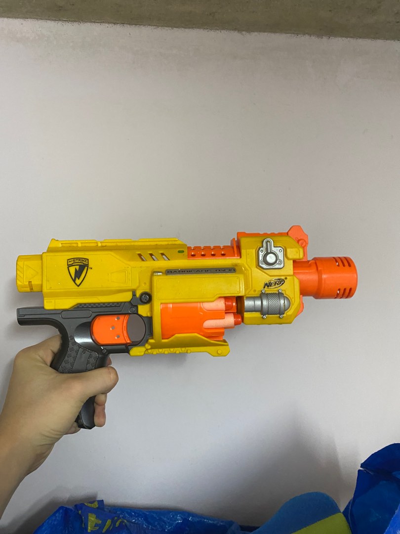 Nerf Barricade N Strike OG Nerf Motorized, Hobbies & Toys, Toys & Games on Carousell