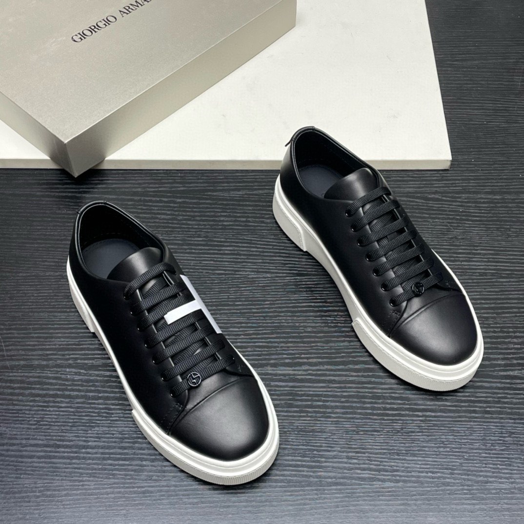 New GIORGIO ARMANI men s casual shoes sports shoes Men s Fashion Footwear Casual shoes on Carousell