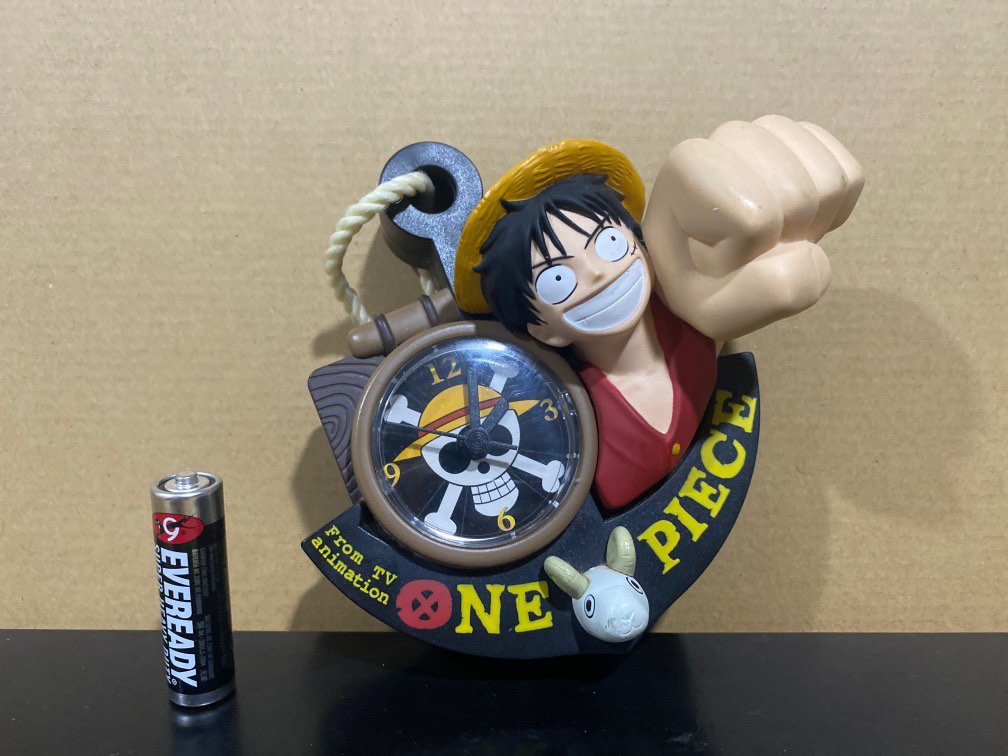 One Piece Luffy Clock, Furniture & Home Living, Home Decor, Clocks on ...