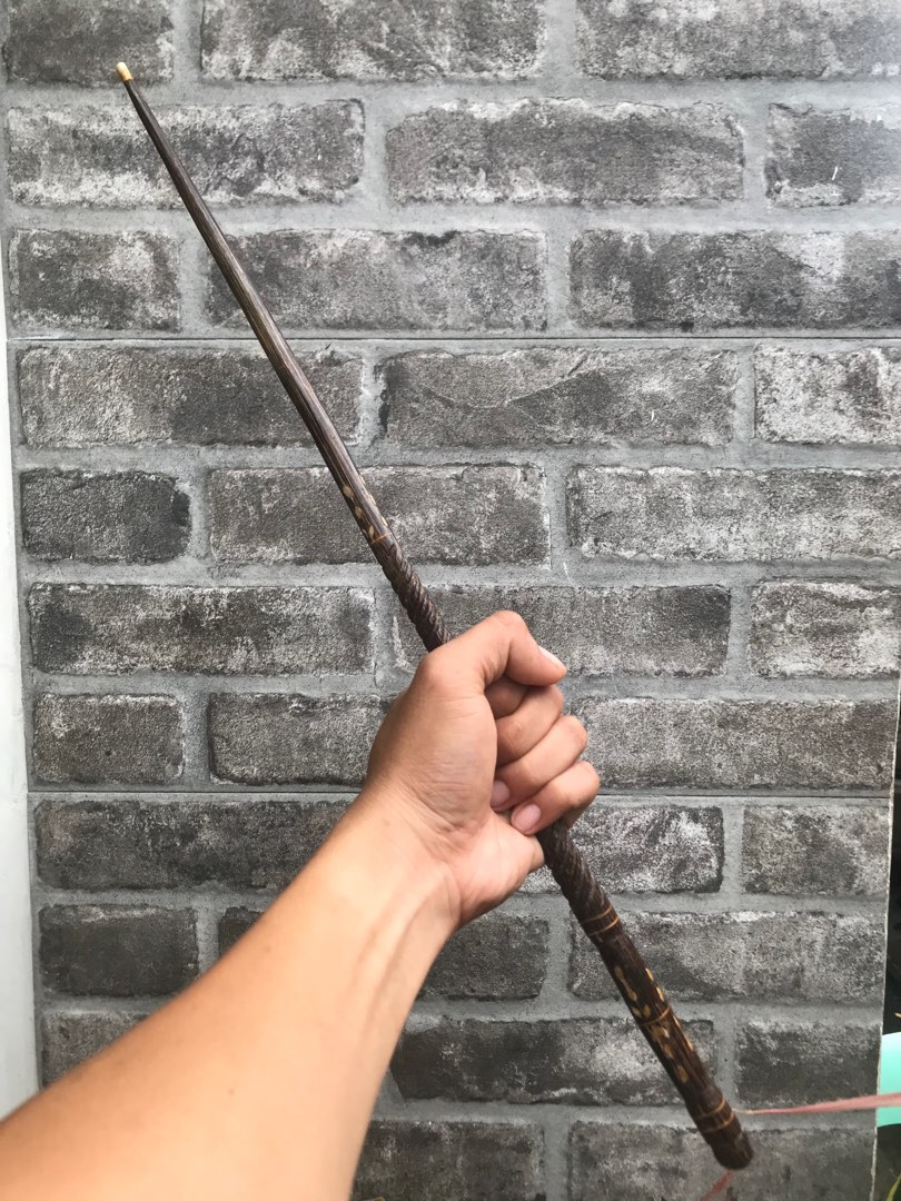 Philippine Wooden Swagger Stick Bone Inlay, Hobbies & Toys, Memorabilia ...