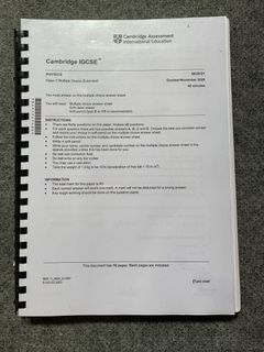 A Level Chemistry (9701) Paper 1 and Paper 2 Past Year Papers, Hobbies ...