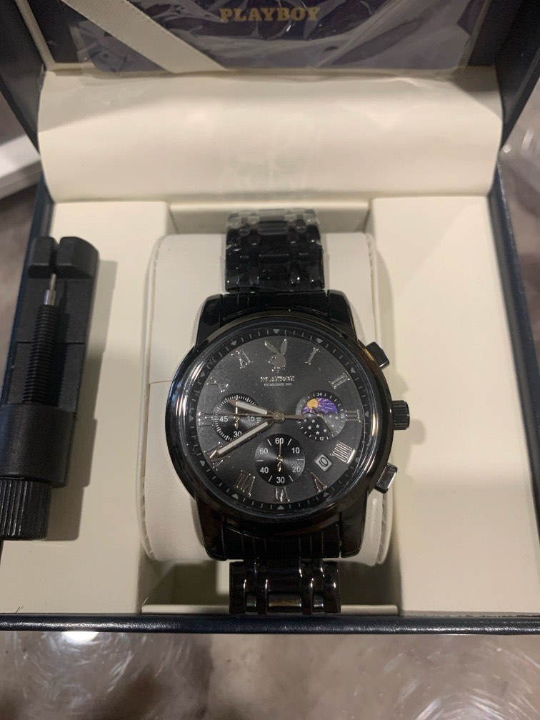 Playboy men watch, Men's Fashion, Watches & Accessories, Watches on ...
