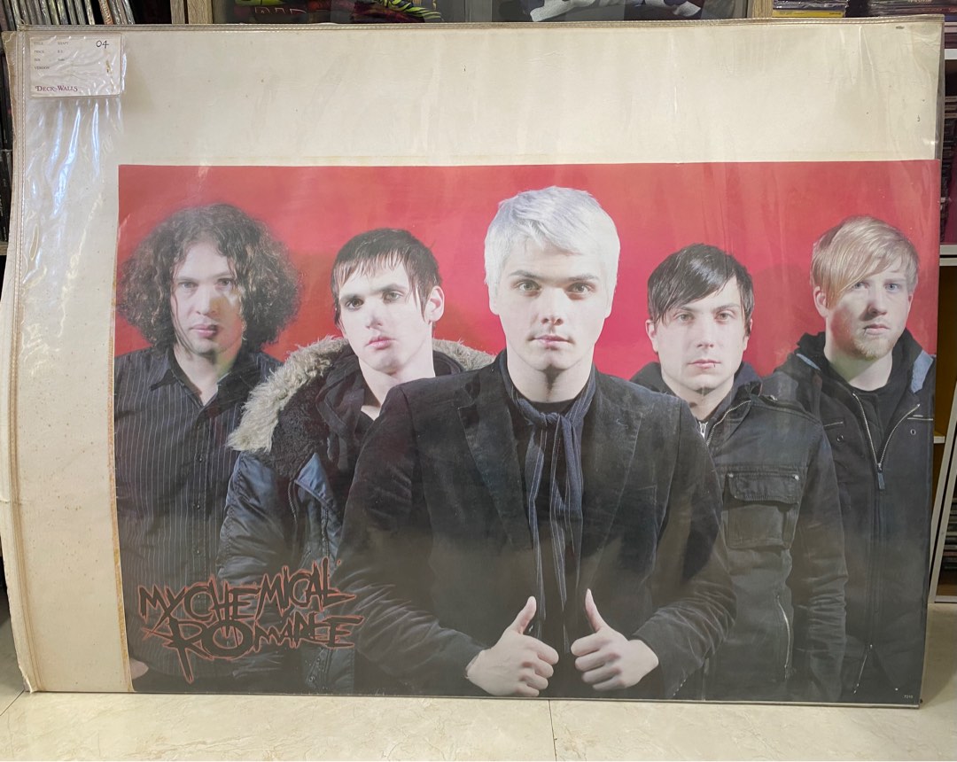 POSTER MY CHEMICAL ROMANCE (MCR), Furniture & Home Living, Home Decor ...