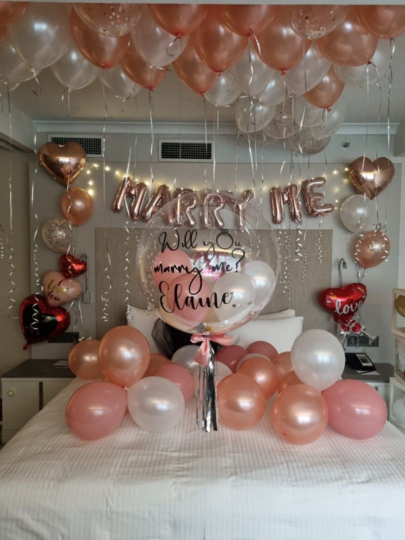 Proposal decorations, birthday decorations,helium balloons, Hobbies ...