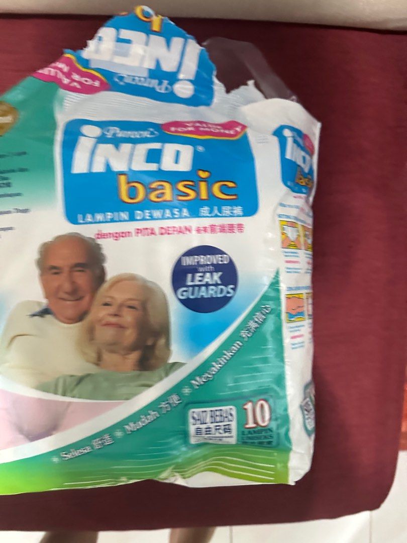 Pureen Inco Basic Adult Diapers, Babies & Kids, Going Out, Diaper Bags ...