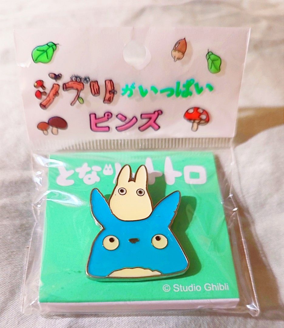 Rare Official STUDIO GHIBLI brooch Pins with markings & original ...