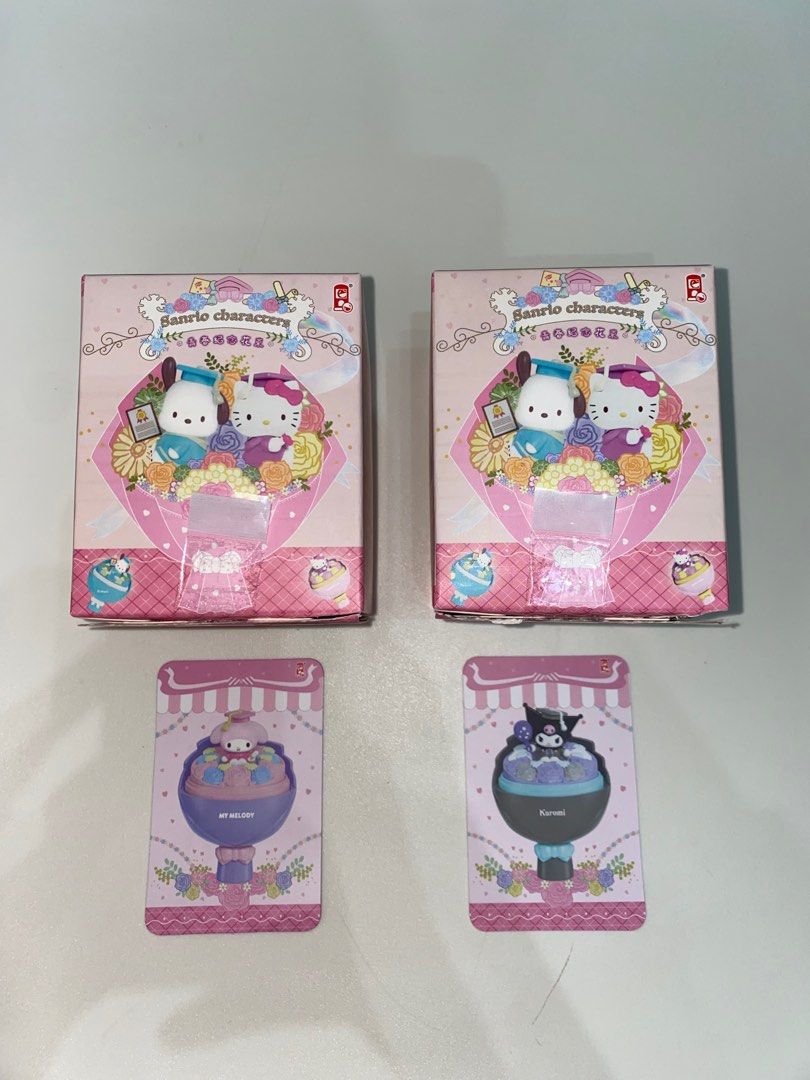 Sanrio Characters Graduation Flower Bouquet Blindbox, Hobbies & Toys ...