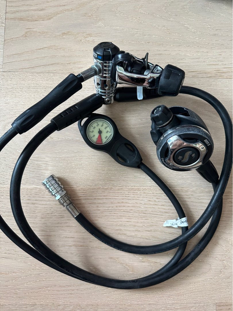 Scubapro regulator set MK25 evo S600 + bar, 運動產品, 運動與體育, 運動與體育 - 水上活動 ...