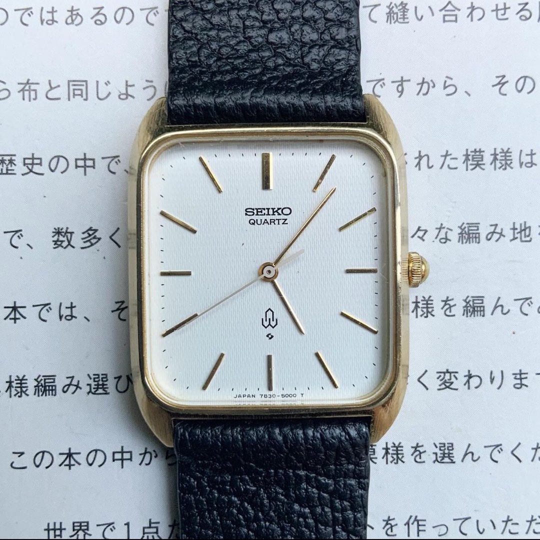 Seiko Tank, Fesyen Pria, Jam Tangan di Carousell