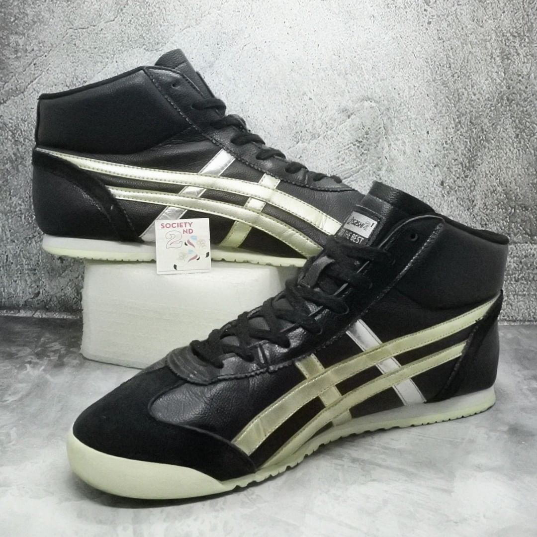 Sepatu Casual - Aisashi Mid Black Gold Size 42, Fesyen Pria, Sepatu ...