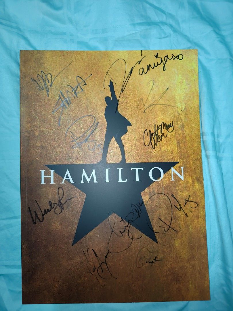 SIGNED Hamilton Programme Booklet, Hobbies & Toys, Memorabilia ...