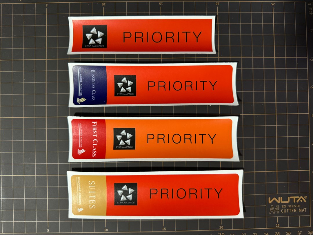 Singapore Airlines, Star Alliance, Airbus, Boeing 3M Vinyl Stickers for ...