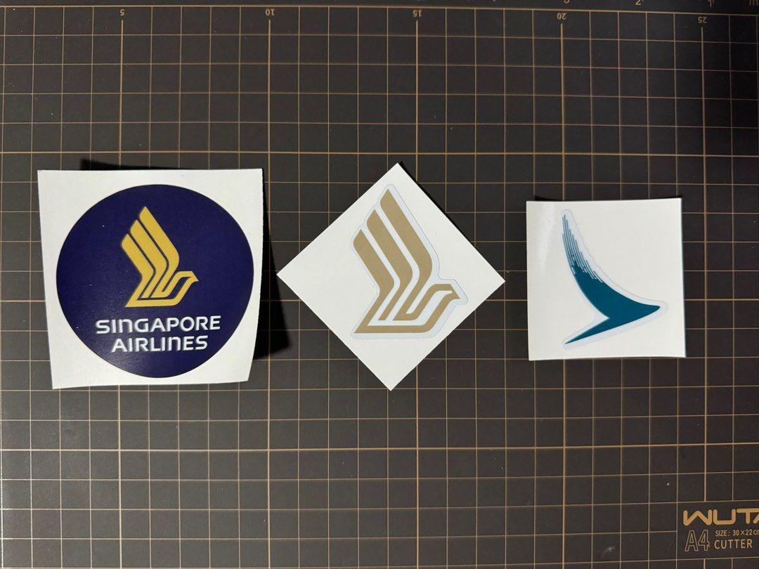 Singapore Airlines, Star Alliance, Airbus, Boeing 3M Vinyl Stickers for ...