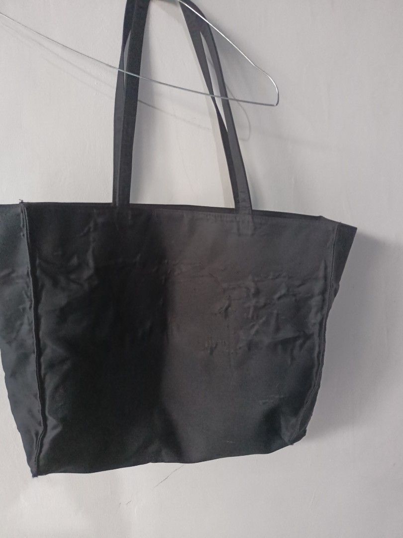 Totebag nilon Hitam. Tas kuliah. Tas laptop, tas kerja, tas murah, tas ...