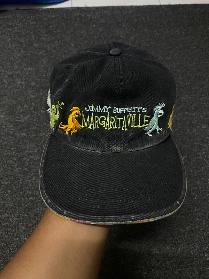 Vintage Jimmy Buffet Margarita Ville Embroidery 6 Panel Cap, Men's ...