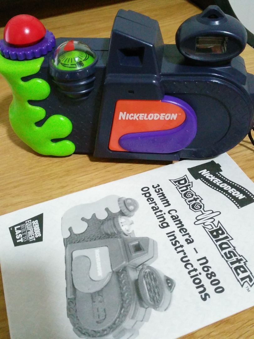 VINTAGE Nickelodeon Photoblaster Film Camera Lomo Lomography lofi not ...