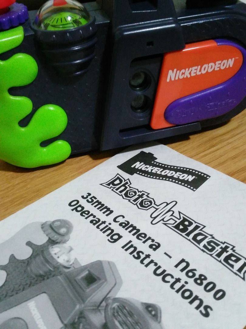 VINTAGE Nickelodeon Photoblaster Film Camera Lomo Lomography lofi not ...