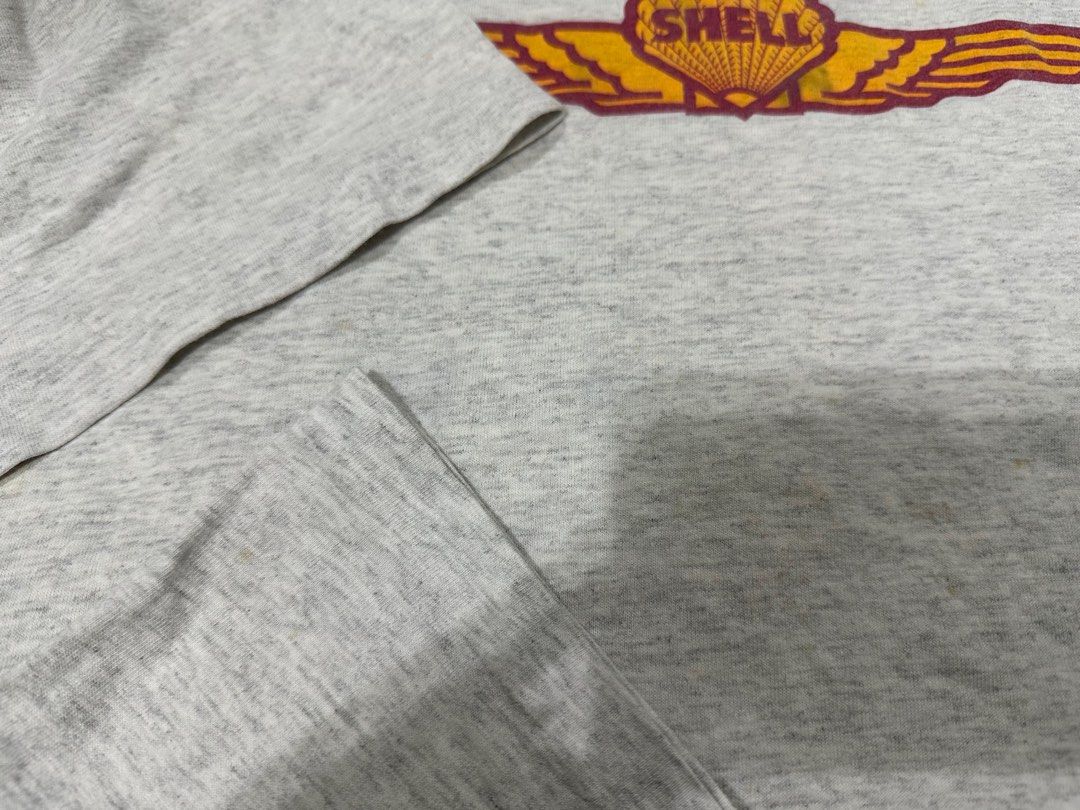 Vintage Shell Logo TShirt, Men's Fashion, Tops & Sets, Tshirts & Polo ...