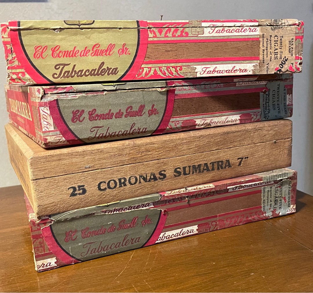 Vintage Tabacalera cigar boxes, Hobbies & Toys, Memorabilia ...