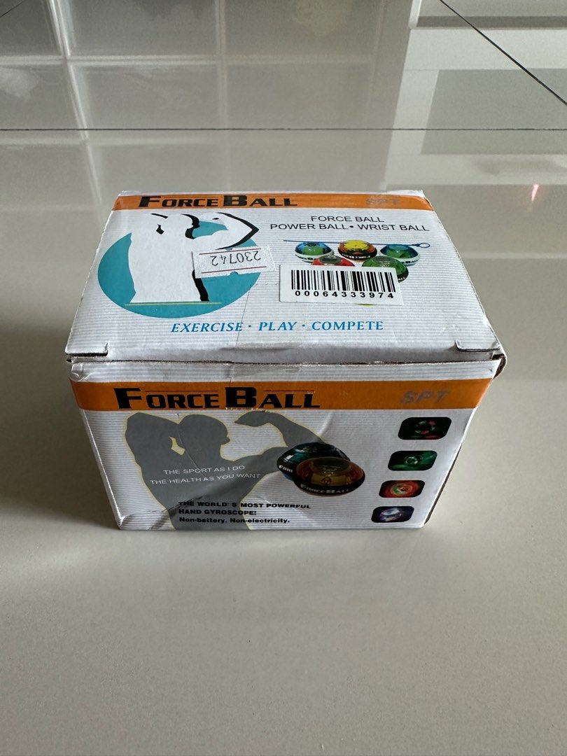 Wrist Power Force Ball Arm Exercise Gyroscope with LED Lighting, Sports ...