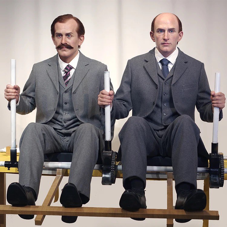 168cm The Wright Brothers Life Size Wax Figure Statue Inventor Of ...