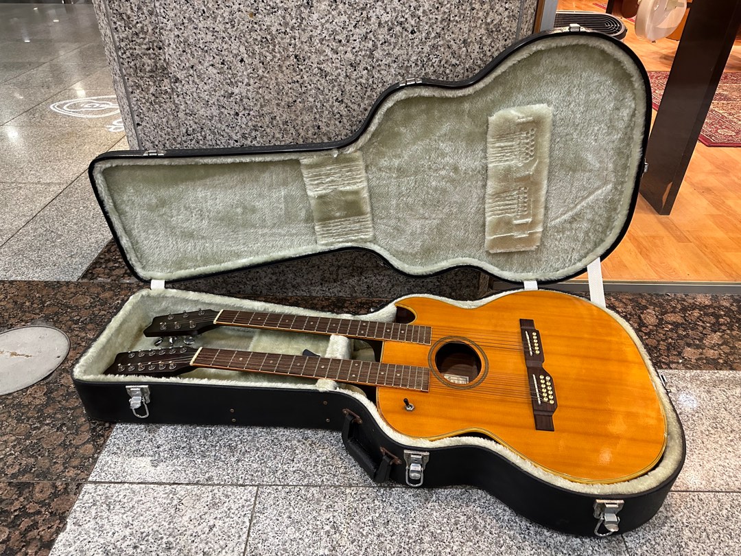 1997 George Washburn Festival Series Model: EA220 Double Neck Electric ...