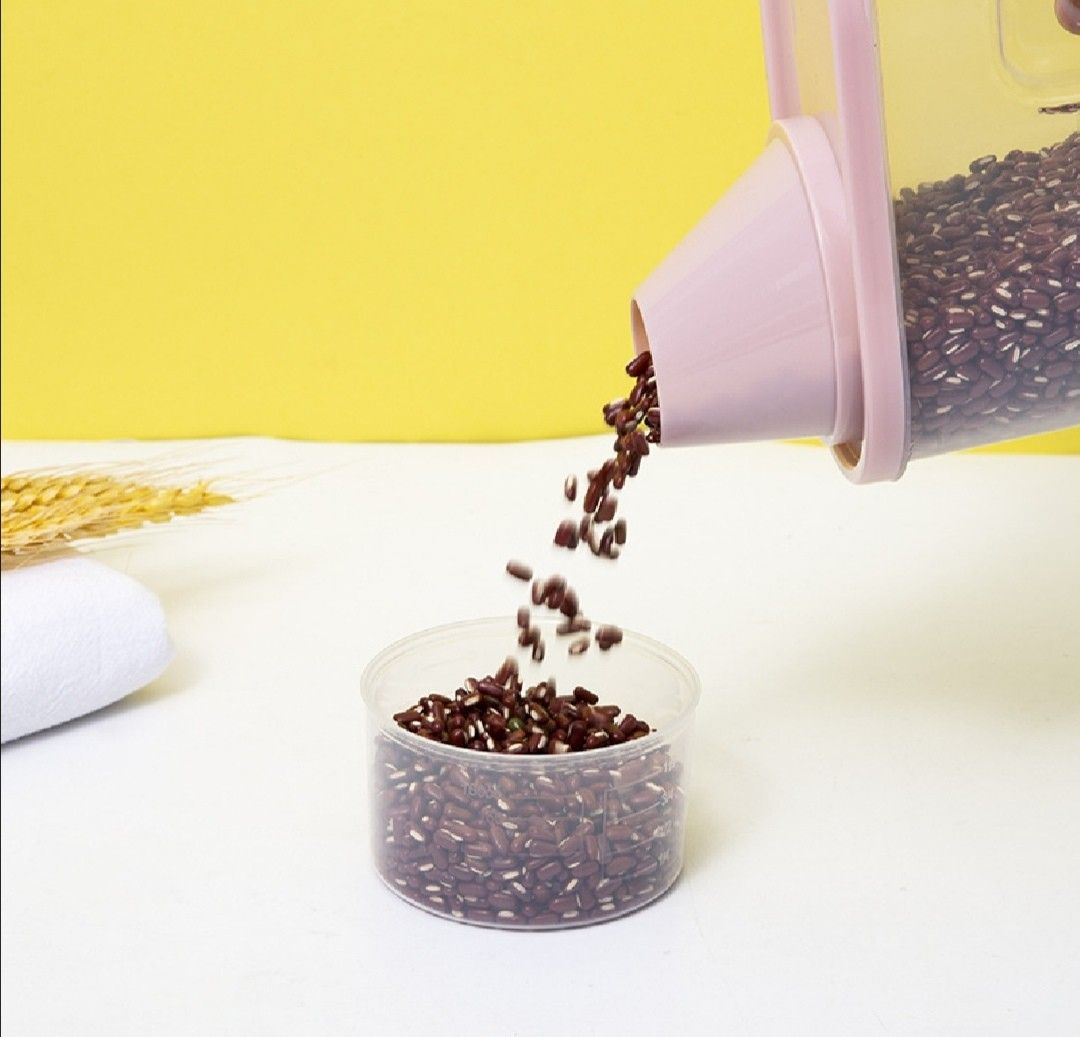 1.9L Grain Storage Box Miltipurpose Kitchen Food Container Grain Rice ...