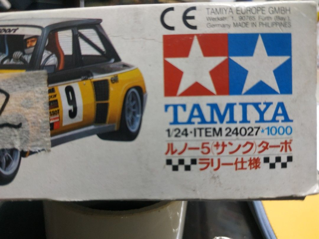 542)TAMIYA 24027 (1982) RENAULT 5 TURBO RALLY 1/24 SPORTS CAR SERIES NO ...