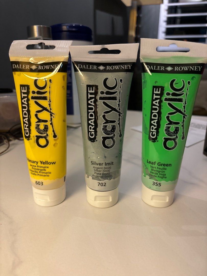 Acrylic coloring, Hobbies & Toys, Stationery & Craft, Craft Supplies ...