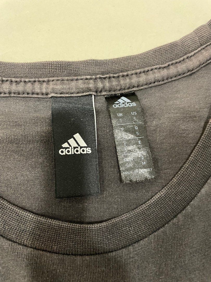 Adidas 3 Stripes Logo Tee, Women's Fashion, Tops, Shirts on Carousell