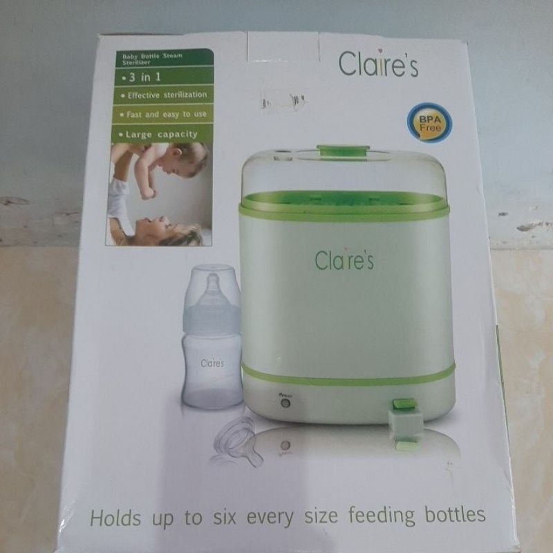 Alat steril botol susu Claire's besar ex kado, Bayi & Anak, Perawatan ...