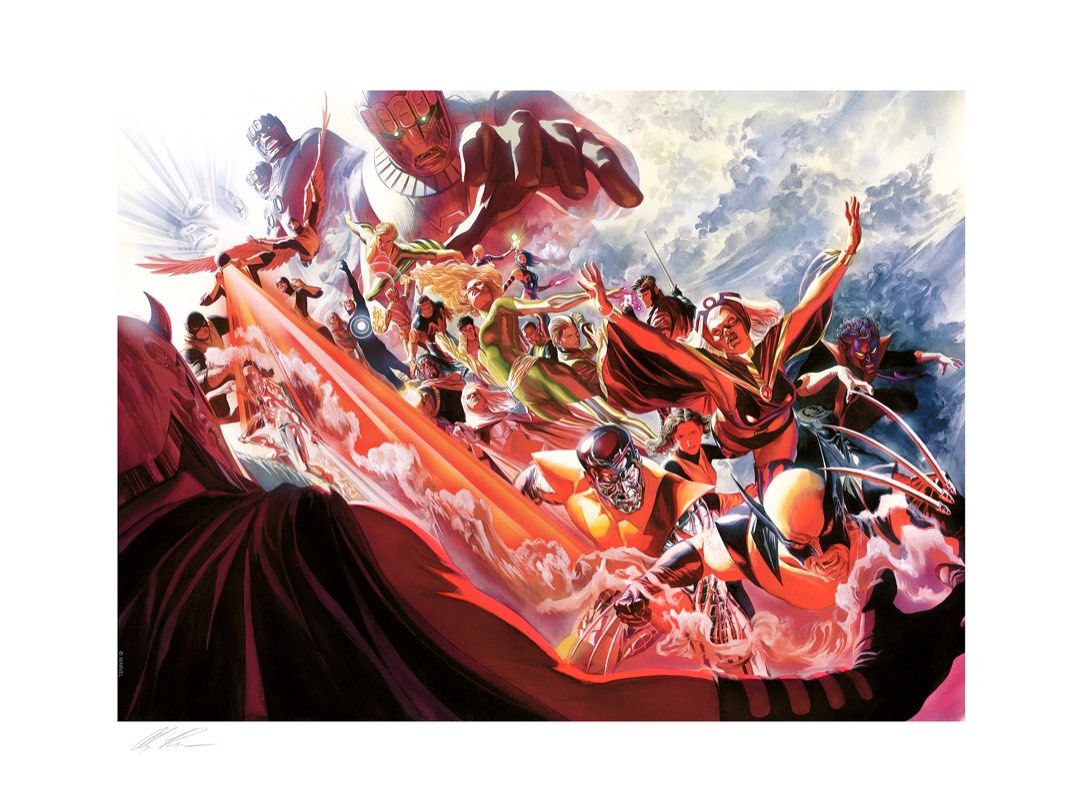Alex Ross Evolution XMEN Art Print Sideshow, Hobbies & Toys, Toys ...