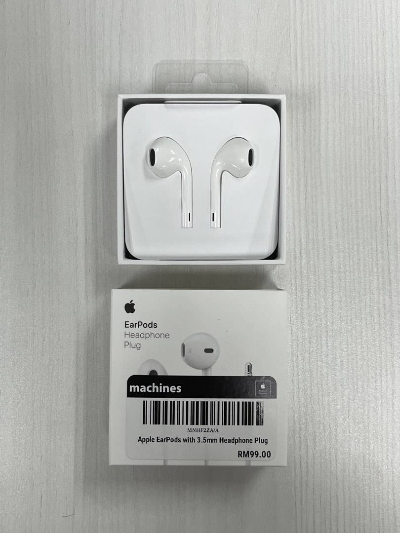 Apple Earpods 3.5mm combo with adapter, Audio, Earphones on Carousell