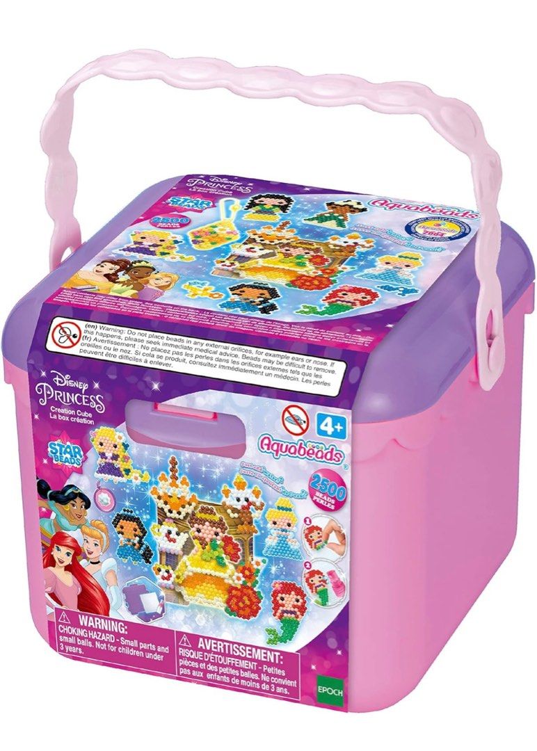 Aquabeads Disney Princess Creation Cube Bead Activity Fun, Hobbies ...