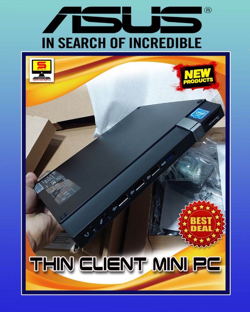 Asus Thin Client Mini PC Brand New! Good for Office Used! Space Saver ...