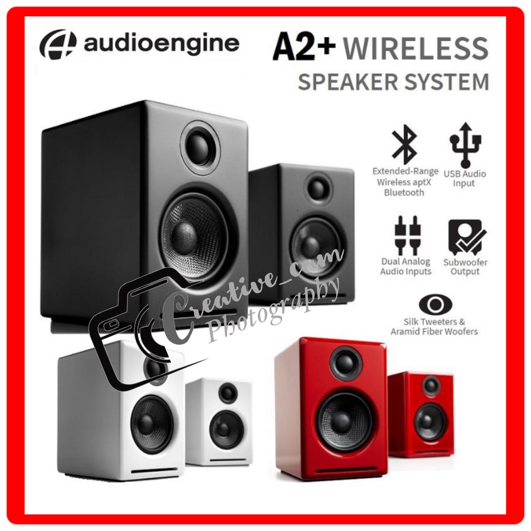Audioengine A2+ Wireless Bluetooth Speaker System, Audio, Soundbars, Speakers & Amplifiers on ...