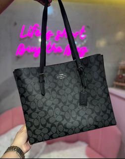 #KEMASRAYA AUTHENTIC COACH JPO Coach Mollie Tote Leather in Light Teal ...