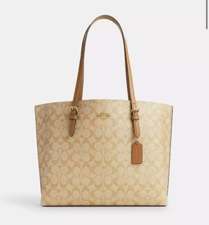 #KEMASRAYA AUTHENTIC COACH JPO Coach Mollie Tote Leather in Light Teal ...