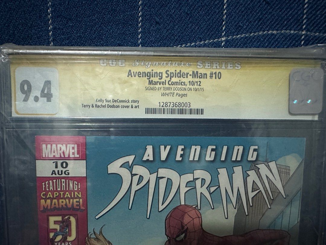 AVENGING SPIDER MAN ISSUE 9 & 10 CGC SIGNED TERRY DODSON, Hobbies ...