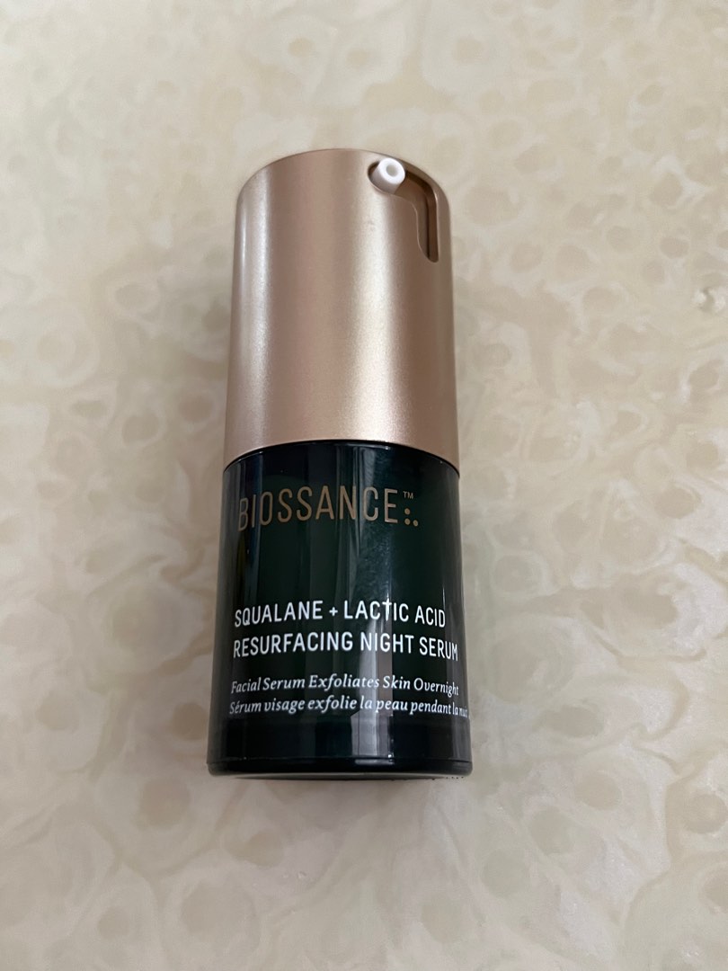Biossance squalane actic acid night serum, 美容＆個人護理, 健康及美容 - 皮膚護理, 面部 ...