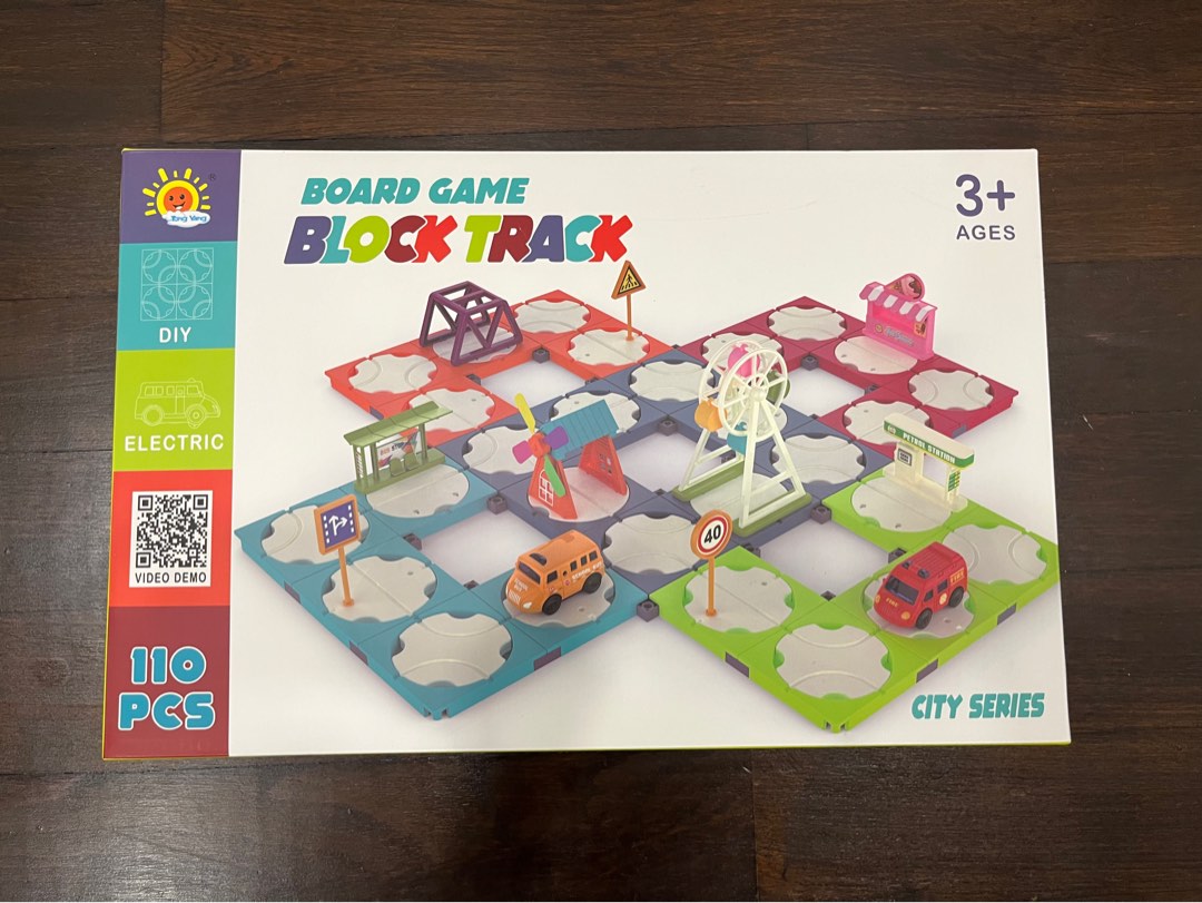 Board Game block track puzzle, Hobbies & Toys, Toys & Games on Carousell