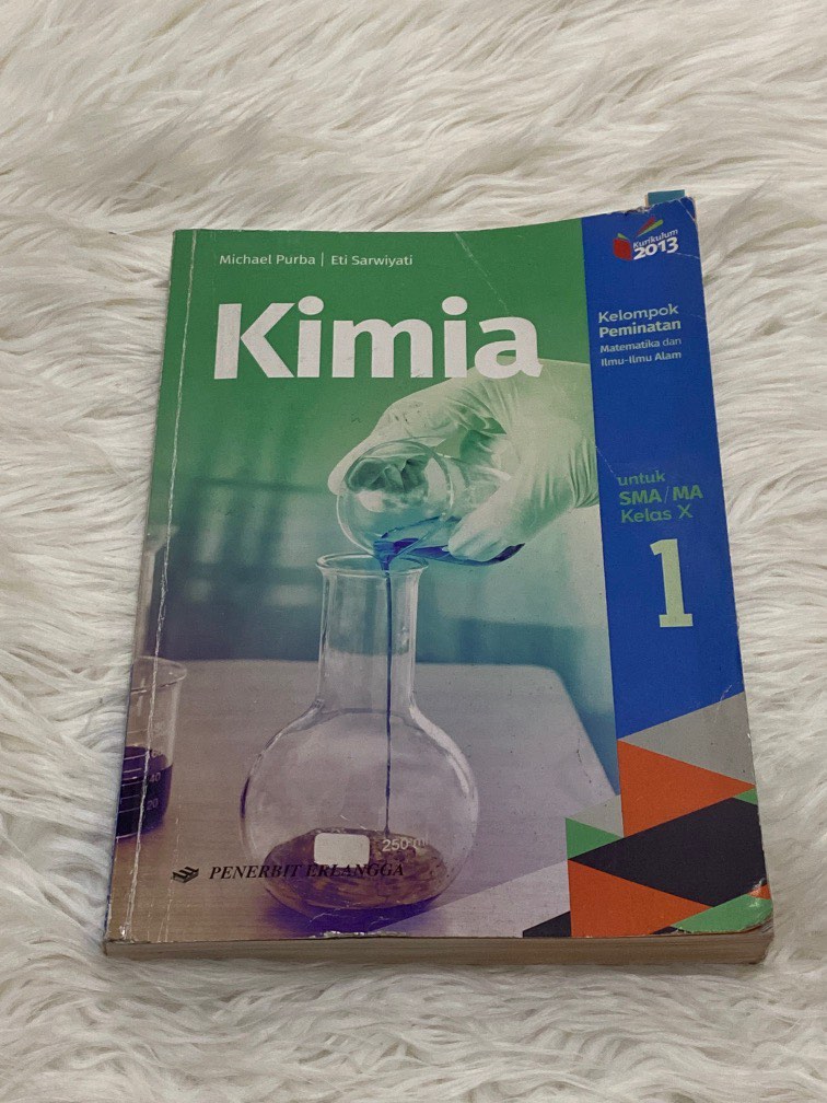 Buku Kimia 1 SMA Kelas 10 Michael Purba Penerbit Erlangga, Buku & Alat ...