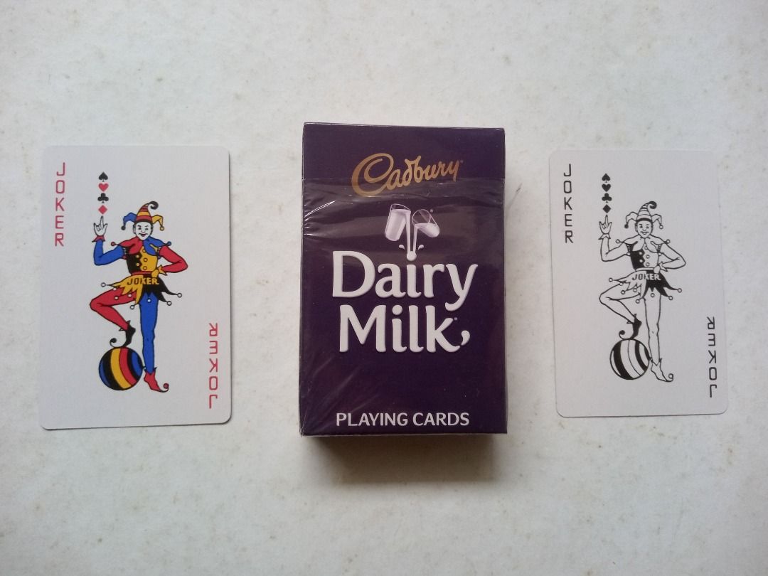 Cadbury Dairy Milk playing cards, Hobbies & Toys, Toys & Games on Carousell