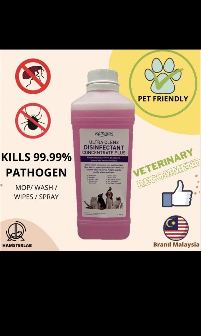 Cat Parvo Disinfectant, Furniture & Home Living, Cleaning & Homecare ...