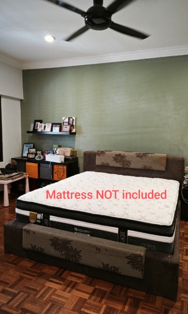 Cellini King Bed Frame, Furniture & Home Living, Furniture, Bed Frames ...