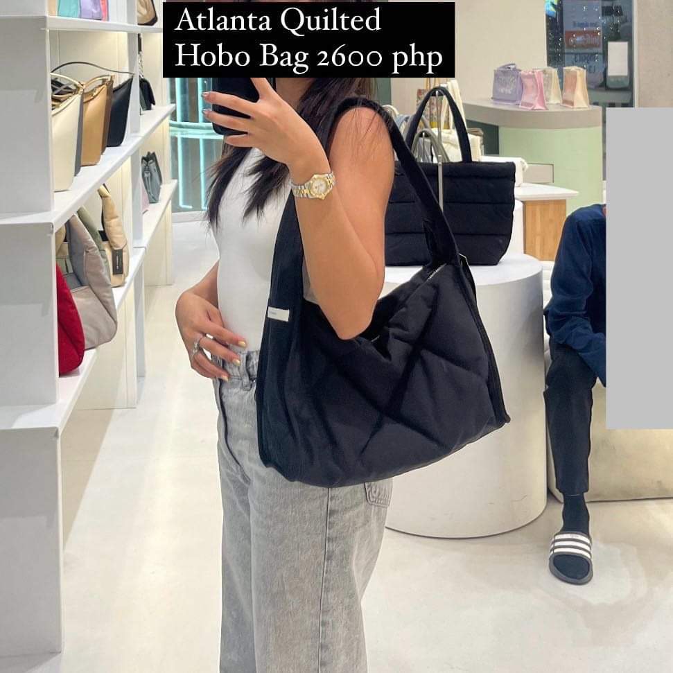 Christy Ng Atlanta Quilted Hobo Bag, Women's Fashion, Bags & Wallets ...