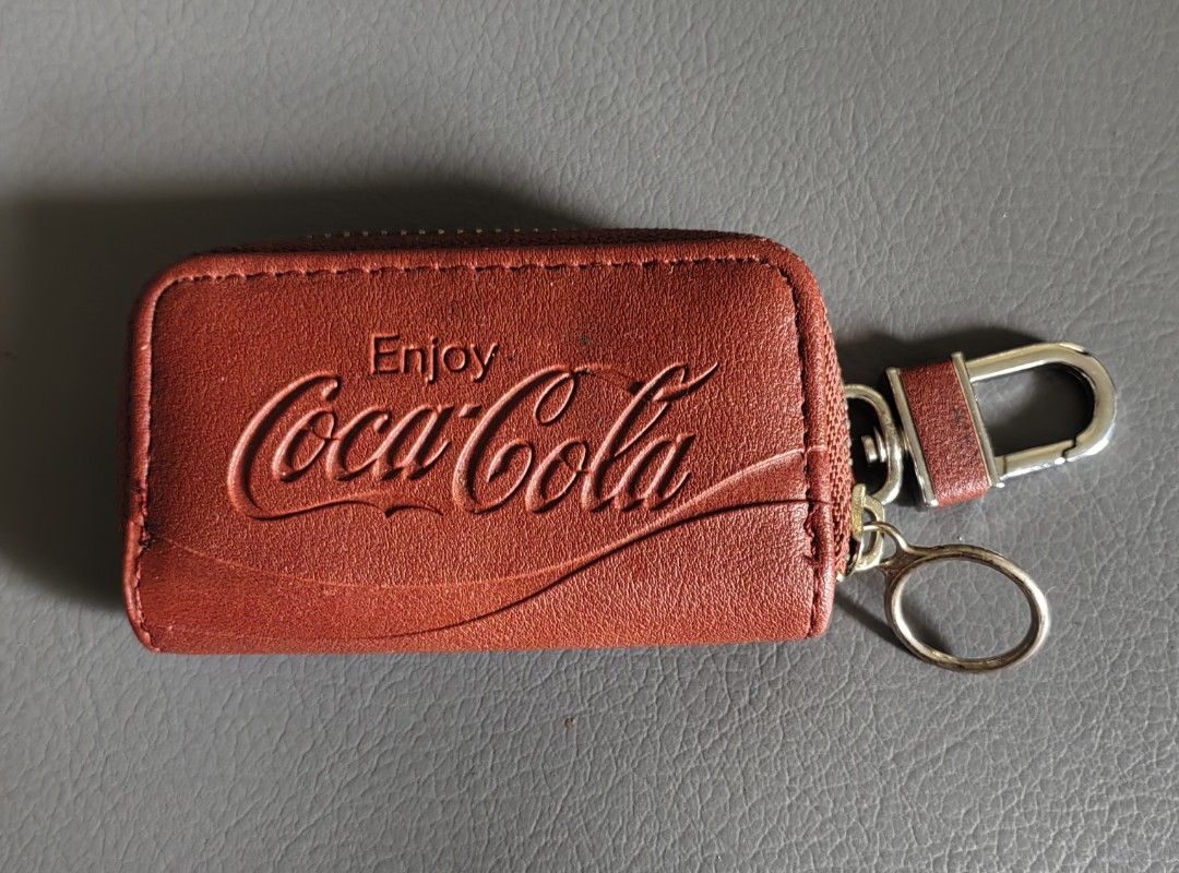 coca cola logo key wallet, Women's Fashion, Bags & Wallets, Wallets ...