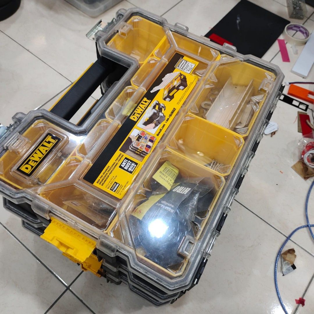 Dewalt Deep Pro Organizer Box, Furniture & Home Living, Home ...