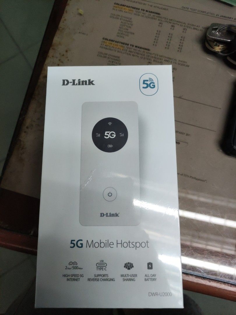 D-Link DWR-U2000 5G NR MiFi Mobile Hotspot, Computers & Tech, Parts ...