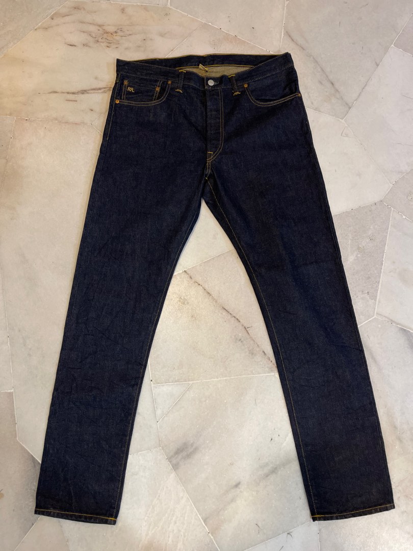 DOUBLE RALPH LAUREN SELVEDGE DENIM, Men's Fashion, Bottoms, Jeans on ...